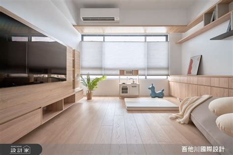不要沙發的客廳更舒服新竹一房一廳中古屋改造計畫以溫潤木質與活動家具構築三人幸福小生活設計家 Searchome