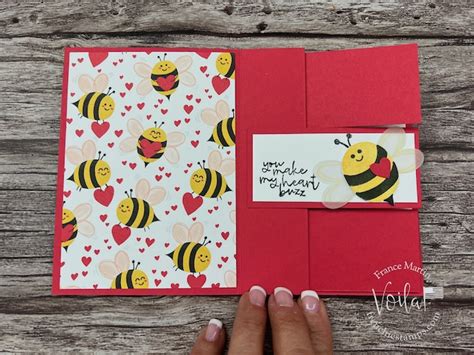 Inside Pop Up Flip Message Frenchie Stamps