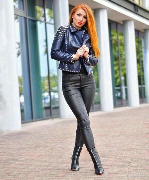 Redheads Wearing Leather