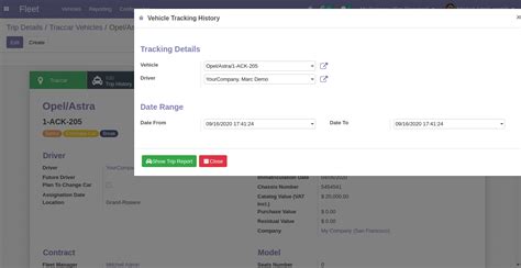 Odoo Fleet Traccar Tracking Vehicle Tracking Management In Odoo