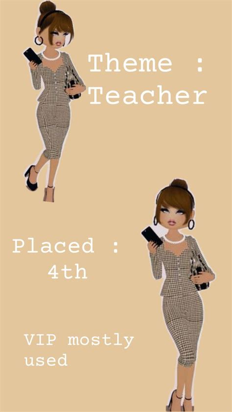 Dti Theme Teacher Teacher Dresses Dress To Impress Teacher