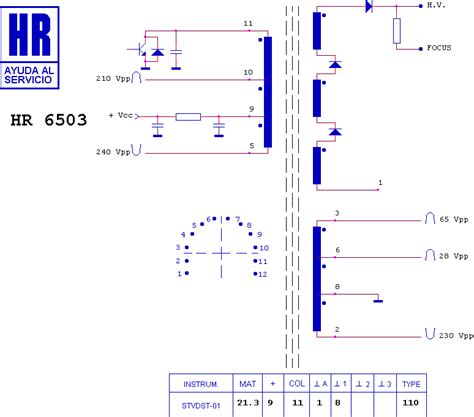 Flyback Transformer Data Sheets Radios Tv
