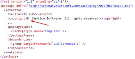 The Dotnet Pack Doesnt Work Together With Pnuspecproperties When