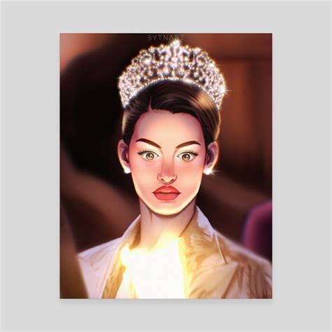 Mia Thermopolis Princess Diaries An Art Canvas By Tamires Nogueira
