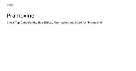 Pramoxine Meds Is