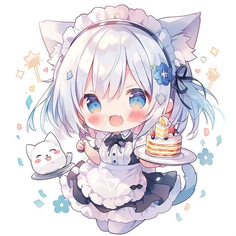 Chibi Cute Anime Girl Đáng Yêu Tới Tận Trái Tim