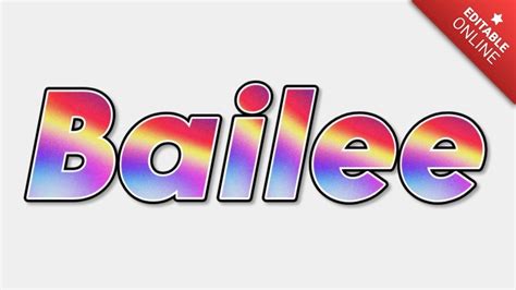 Bailee Retro Gradient Style Text Effect Generator