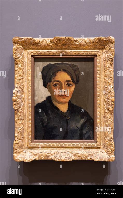 Kopf Einer Bauernfrau Von Vincent Van Gogh Dieses Bild Gehört Zu Einer