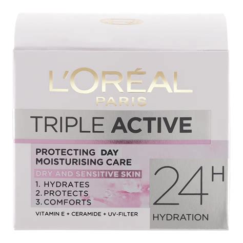 Loreal Paris Triple Active Day Drysensitive Skin 50 Ml