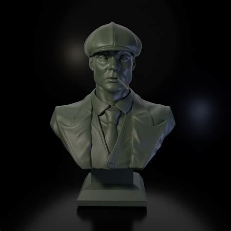 Stl File Tommy Shelby Bust 👤・3d Print Object To Download・cults