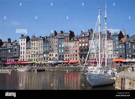 France Normandy Honfleur Stock Photo Alamy