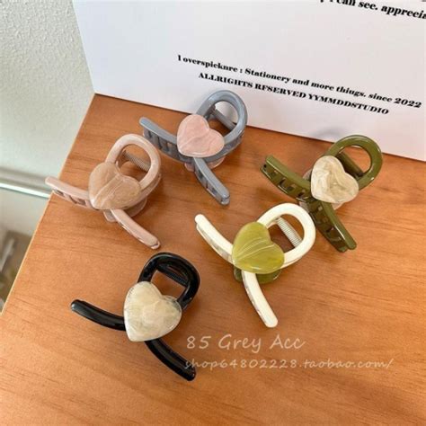 氣質感果凍色鯊魚夾 愛心大抓夾 五色可選 Fa029 學習褲專賣店 Iopen Mall