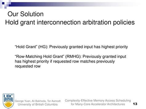 Ppt Complexity Effective Memory Access Scheduling For Many Core