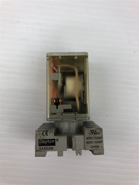 Automation Direct 750 2c 120a Relay With Dayton 5x852m Base Metal Logics Inc