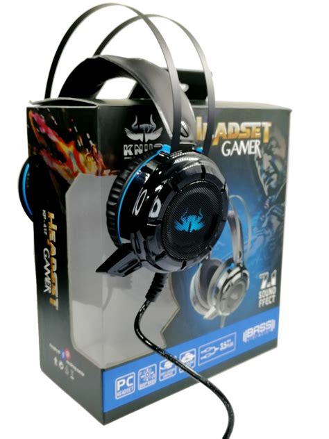 Fone Headset Gamer Knup KP Azul LBL Distribuidora