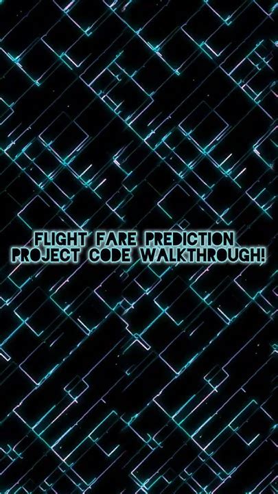 Flight Fare Prediction Project Code Walkthroughmachinelearning