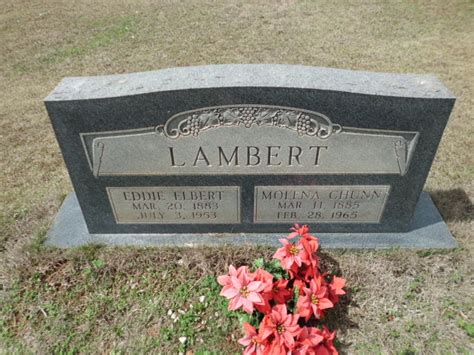 Eddie Elbert Lambert 1883 1953 Homenaje De Find A Grave