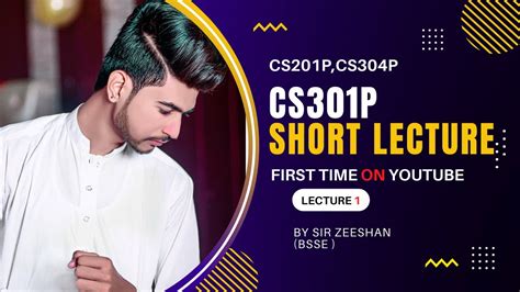 Cs301p Lecture 1 Cs301p Short Lecture 1 Cs301p Midfinal Term