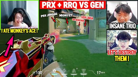 Prx F0rsaken Prx Jinggg And Rrq Monyet Shows Insane Trio Against Gen