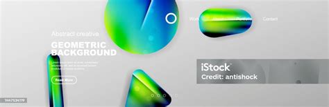 밝은 광택 겹치는 기하학적 모양 배경 배경 화면 배너 배경 카드 책 그림 방문 페이지에 대 한 벡터 일러스트 레이 션 0명에 대한 스톡 벡터 아트 및 기타 이미지 Istock