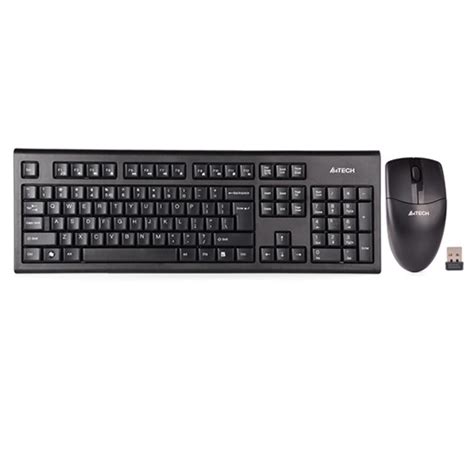 A4tech 3100n Wireless Desktop Kb Mice Black Shopee Philippines