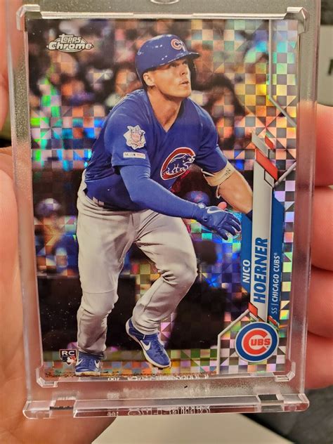 2020 Topps Chrome Nico Hoerner XFRACTOR ROOKIE SP 161Cubs RCGORGEOUS
