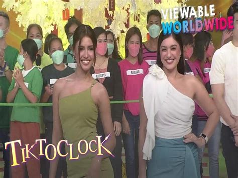 Tiktoclock Rabiya Mateo At Thia Thomalla Bonggang Bongga Ang Pagrampa