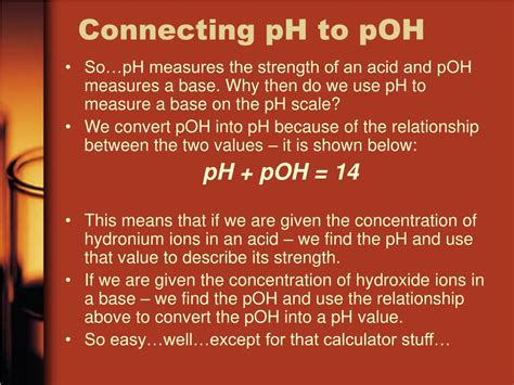 Ppt Measuring Ph And Poh Powerpoint Presentation Free Download Id