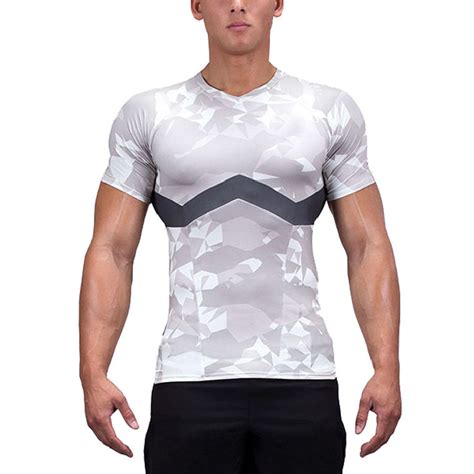 Men Performance Blank Fitted Sports Wear Wholesale Compression Gym T Shirt