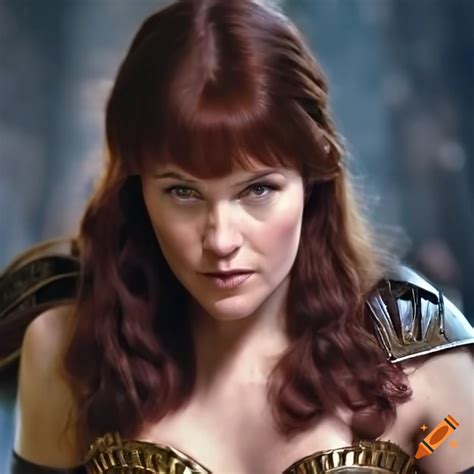 Detailed Close Up Of A Stunning Female Cosplay As Xena On Craiyon