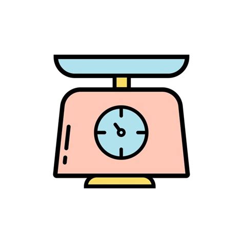 Premium Vector Weighing Scale Icon Vector Illustration Weighing Scale
