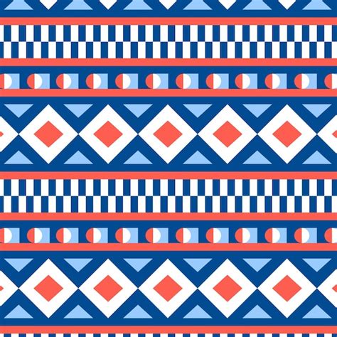 Free Vector Flat Color Blocked Pattern