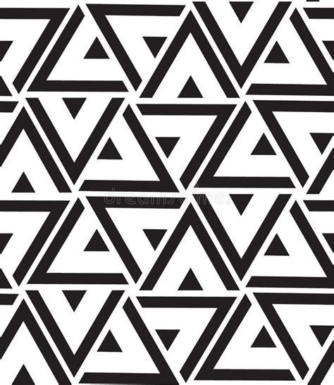 Vector Geometric Seamless Pattern Modern Triangle Texture Repeating