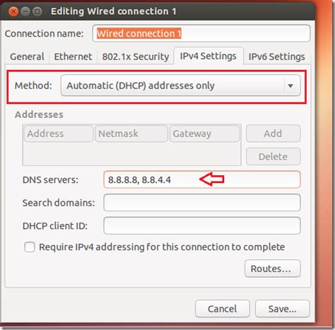 How To Setup Google Public DNS Servers In Ubuntu 12 10 13 04 Raring