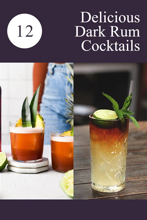12 Delicious Dark Rum Cocktails Recipes
