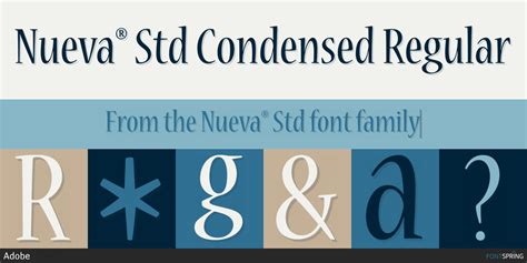 Nueva® Std Font Fontspring