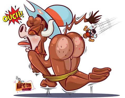 Rule 34 Anthro Ass Bee Big Butt Bondage Bound Bovine Closed Eyes