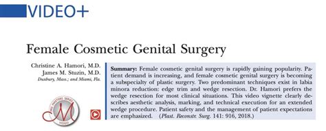 Genital Aesthetics Labiaplasty Vaginoplasty Pubis Aesthetics Dr
