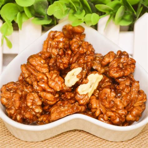 新货琥珀核桃仁小包装香酥蜂蜜甜干果芝麻坚果仁500g罐装孕妇零食 虎窝淘