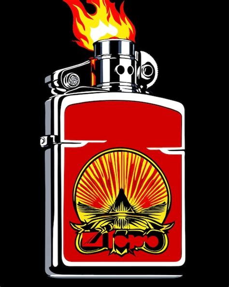 Zippo Lighter Vector Illustration Premium Ai Generated Vector