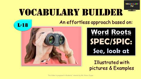 Words With Root Spect