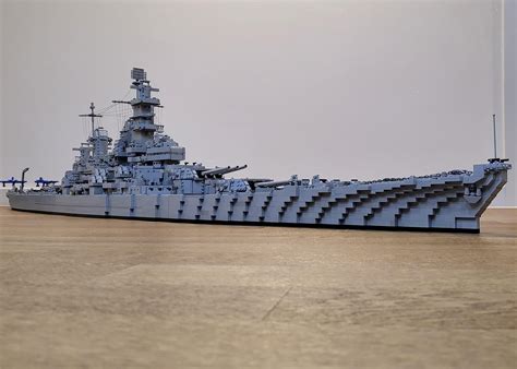 1 123 Scale Battleship Iowa Moc R Lego