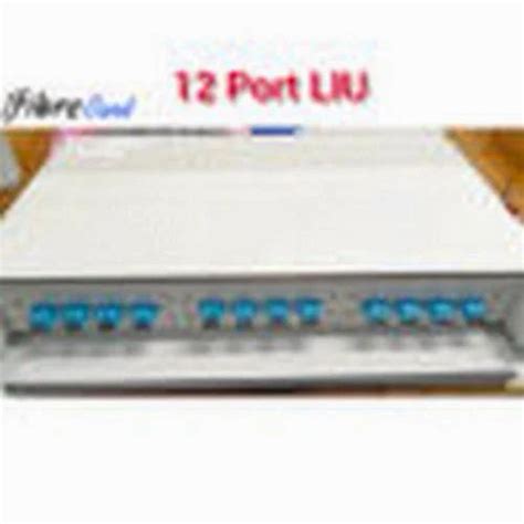 Single Mode Fibrecart 12 Port Liu Fully Loaded Patch Panel Sliding