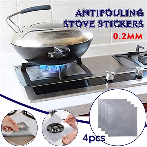 Cookware Dining And Bar Aluminum Gas Foil Stove Burner Protector Cover
