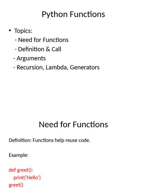 Python Functions Pdf