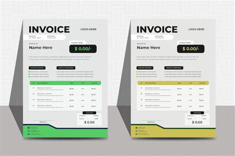 Premium Vector Business Project Invoice