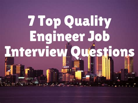 7 Top Qaqc Engineer Job Interview Questions That You Should Know