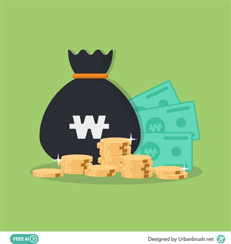 돈 일러스트 Ai 무료다운로드 Free Money Vector 어반브러시
