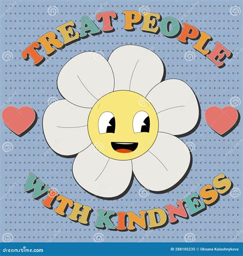 Treat People With Kindness Inspiring Creative Motivation Quote Poster