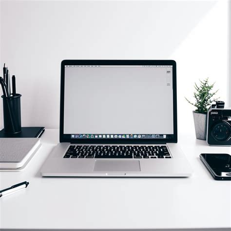 Free Minimalist Workstation Setup Image Download At Stockcake